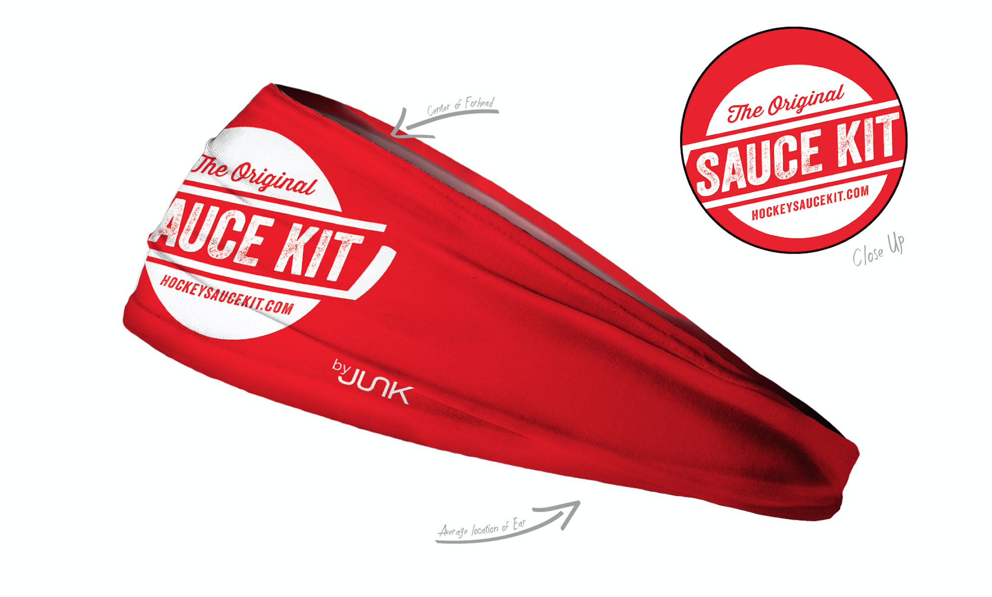 Sauce HeadBand (Red) - Hockey Sauce Kit